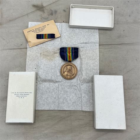 Ww1 Pennsylvania National Guard Medal Boxed Fitzkee Militaria