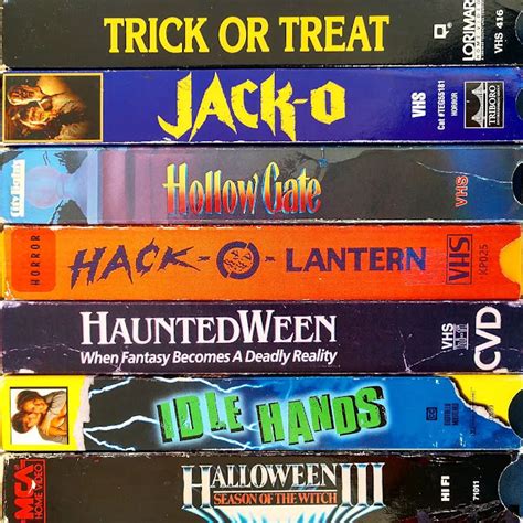 The Horrors Of Halloween Halloween Video Rental A Nostalgic