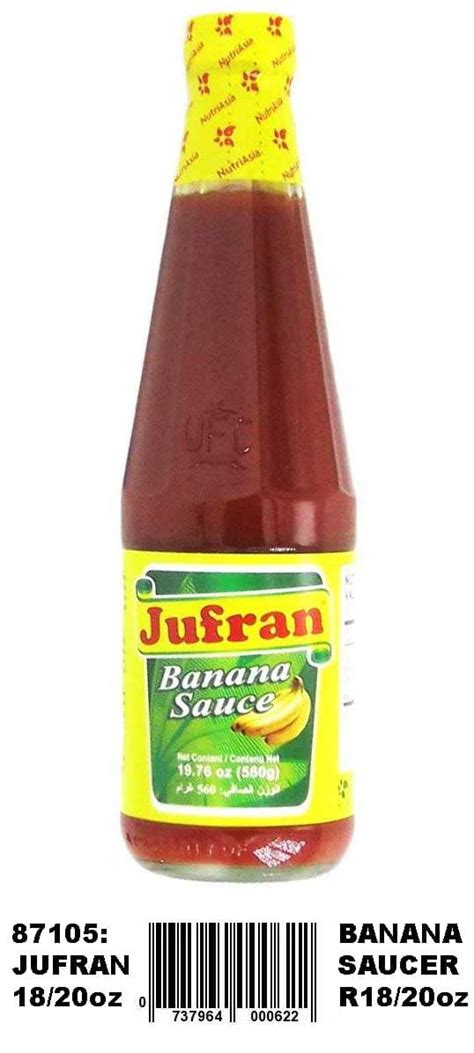 Banana Sauce R 18 20 Jufran 18 20oz
