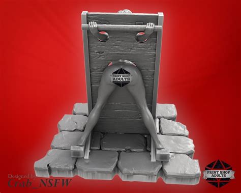 Bdsm Pillory Miniature Dungeon Of Pleasure Stocks Miniature Nsfw