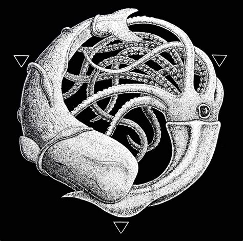 Sperm Whale Giant Squid Moby Dick Kraken Leviathan Sea Monster Handmade Shirt Etsy