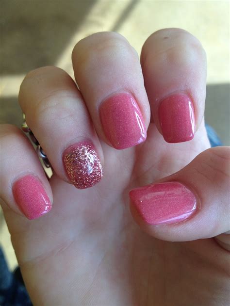 Obsessed Glitter Pink Nails Fall Gel Nails Nails Pink Glitter Nails