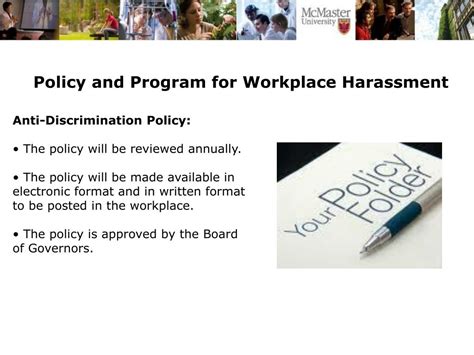 Ppt Violence And Harassment Prevention In The Workplace Powerpoint