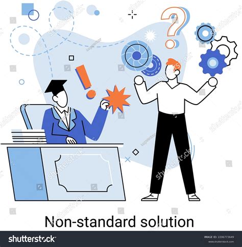 Solution Solving Problem Answer Hard Question Stock Vector Royalty