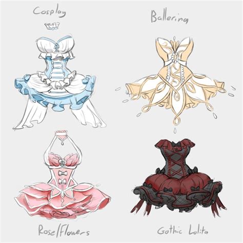 Cute Dresses Character Design Fashion Design Drawings Character
