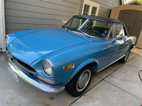 1970 Fiat 124 Sport Spider 1600 Convertible For Sale