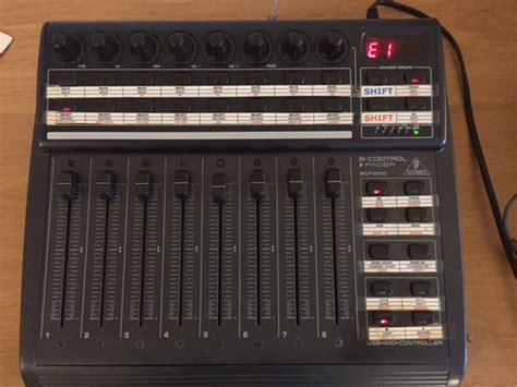 behringer b control fader bcf2000 image 1993654 audiofanzine