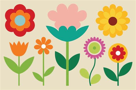 Assorted Flower Shape Vector 41448505 Vector Art At Vecteezy