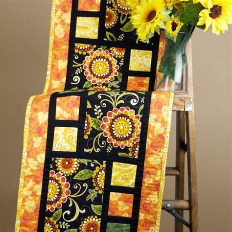 Blossom Table Runner Pattern Etsy