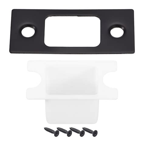 Uxcell 57x255mm 201 Stainless Steel Door Latch Deadbolt Strike Plate