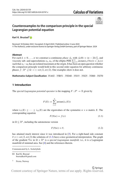 Counterexamples To The Comparison Principle In The Special Lagrangian