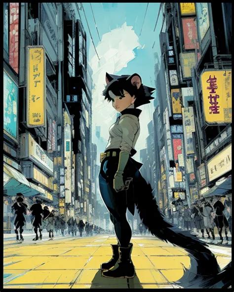 Anime Rat Girl Tokyo Free Ai Photo Generator Starryai