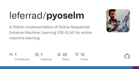 Github Leferradpyoselm A Python Implementation Of Online Sequential Extreme Machine Learning