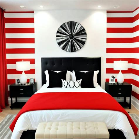 25 Red Black And White Bedroom Ideas For A Dramatic Look