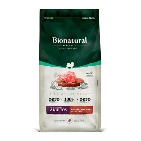 Ração Bionatural Prime Para Cães Adultos Raças Pequenas Sabor Cordeiro