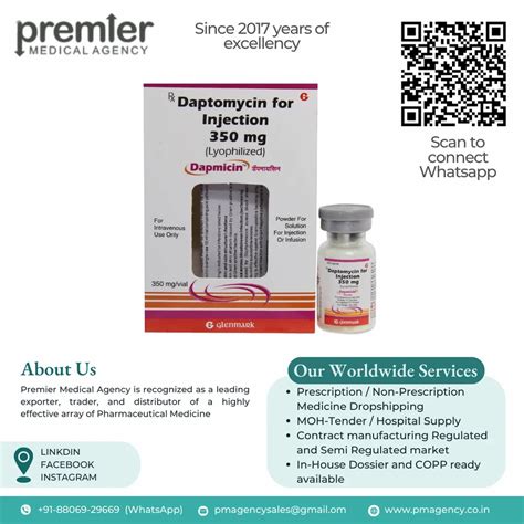 Daptomycin Injection Bd Dapto Injection Latest Price Manufacturers