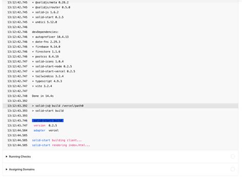 Solid Start Project Cant Be Deployed Somehow · Vercel Vercel · Discussion 8944 · Github