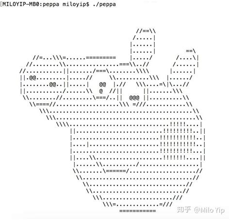 如何用 c 语言画小猪佩奇 知乎