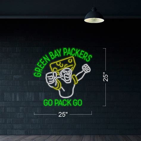 Green Bay Packers Led Neon Sign