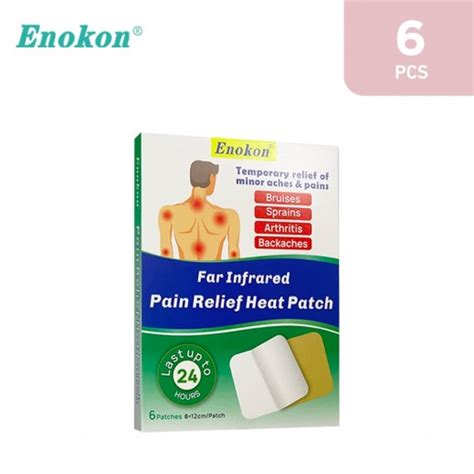 Buy Enokon Pain Relief Heat Patch Neck 11x14 Cm 6 Patches Delivered
