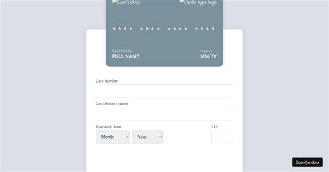 Card Codesandbox