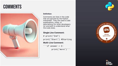 Pcep 018 Python Comments And Docstrings Youtube