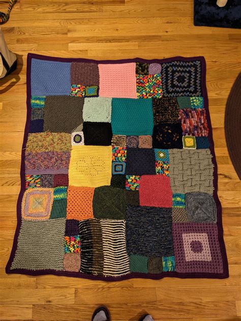 Made A Chaos Blanket With A Group From Work For A Charity Auction R