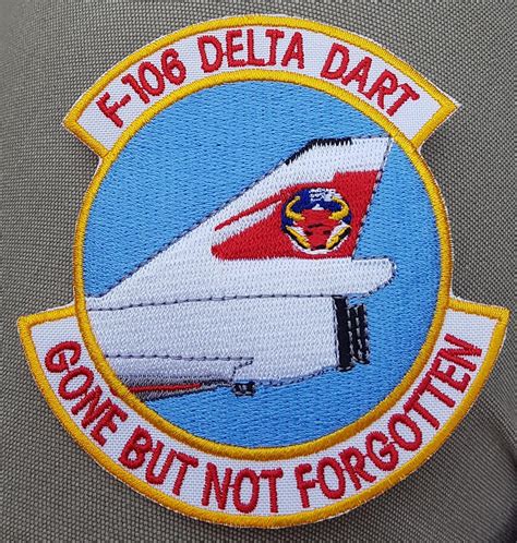 87 Fis Patch Gone But Not Forgotten F 106 Delta Dart Estore