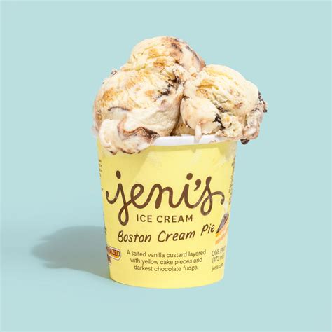 Boston Cream Pie Jenis Splendid Ice Creams