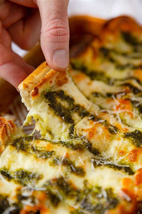 Pesto Bread Appetizer At Lachlan Macadie Blog