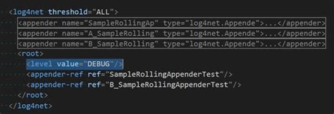 log4net skeleton of app web config file codeproject