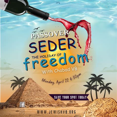 Passover Seder 2024 Jewish Va Beach