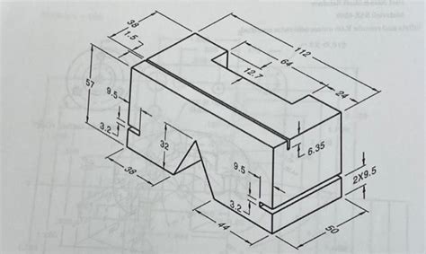 Solved Please Create A Fully Dimensioned Drawing For This