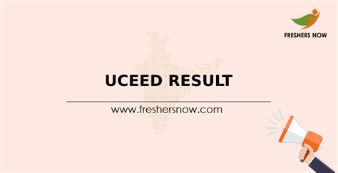 Uceed Result 2025 Out Score Card Cut Off Merit List