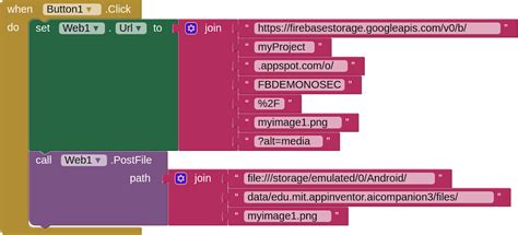 uploading files to firebase db mit app inventor help mit app