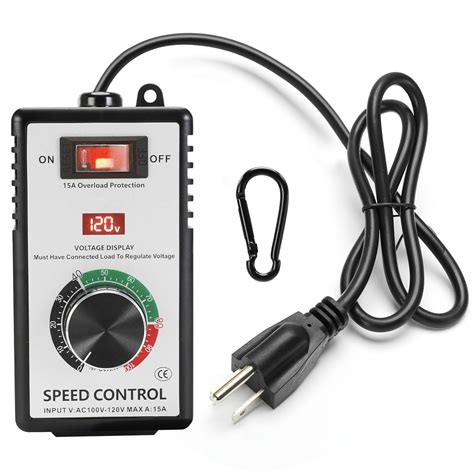 Ac Motor Speed Controller 100v 120v 15a Max Variable Fan Speed
