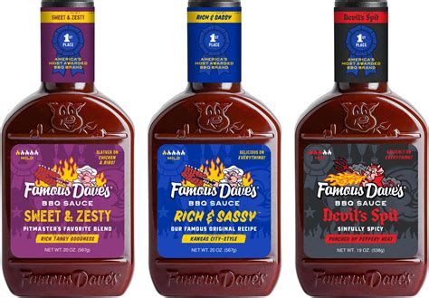 Famous Daves Bbq Sauce Devils Spit119 Pound Pack Of