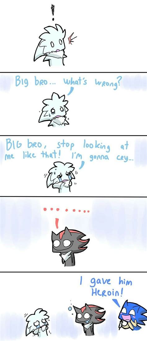 Smiling Sonic Funny Sonic Fan Art Sonic And Shadow