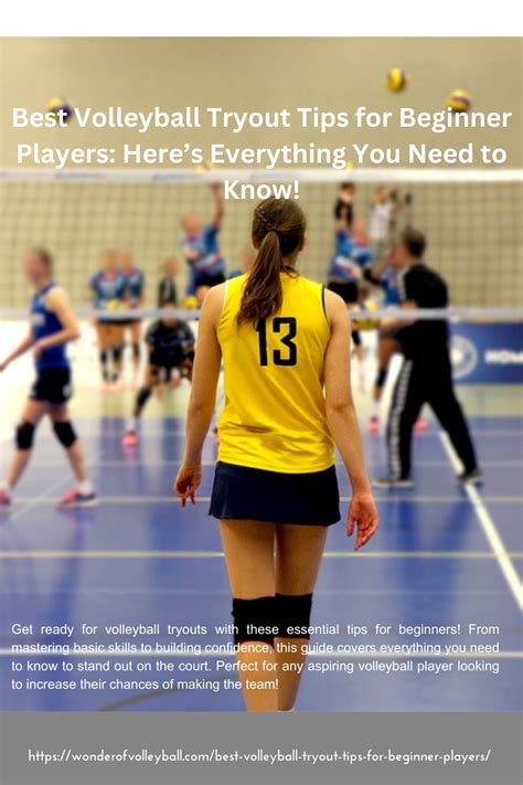 Best Volleyball Tryout Tips For Beginner Players Heres Everything You