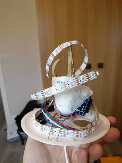 arduino based connected wake up and ambient light 4 steps with