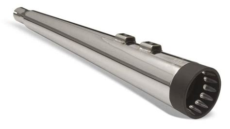 Bassani Xhaust 4 Inch Dnt Slip On Megaphone Muffler Chromeblack
