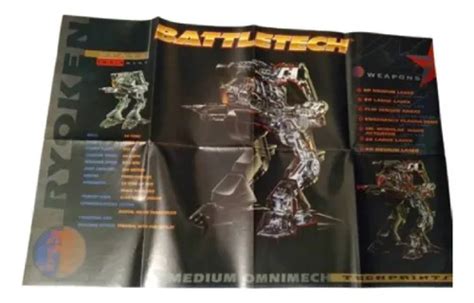 Poster Battletech Ryoken Mercadolivre