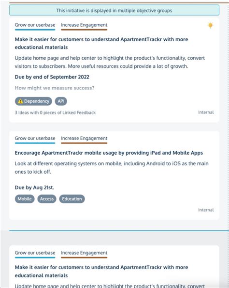 Group Roadmap By Objectives Prodpad Help
