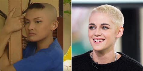 Karena Tuntutan Peran 8 Artis Cewek Ini Rela Menggunduli Kepalanya