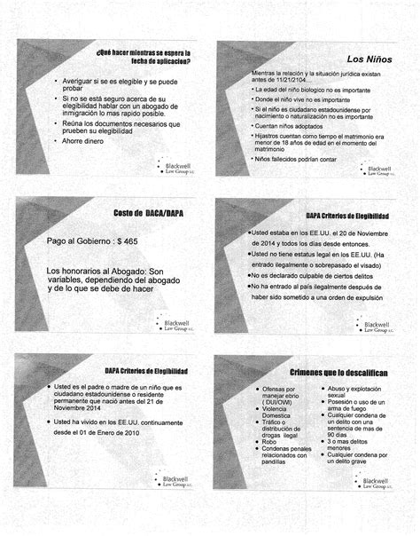 Deferred Action Presentation Spanish Pdf Politics