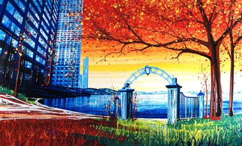 Kendine Has Tekniğiyle Göz Kamaştırıcı Resimler Yapan Genç Bir Sanatçı