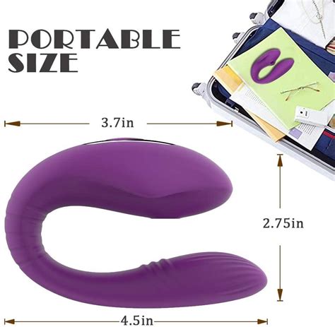 Purple Sex Toys Una 2 Vibrator 5 Frequency 8 Suction Allowed Silicone