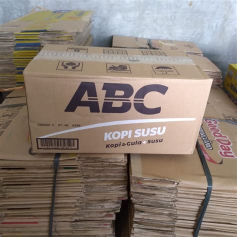 Jual Jual Kardus Bekas Kopi Abc Susu Satuan Shopee Indonesia