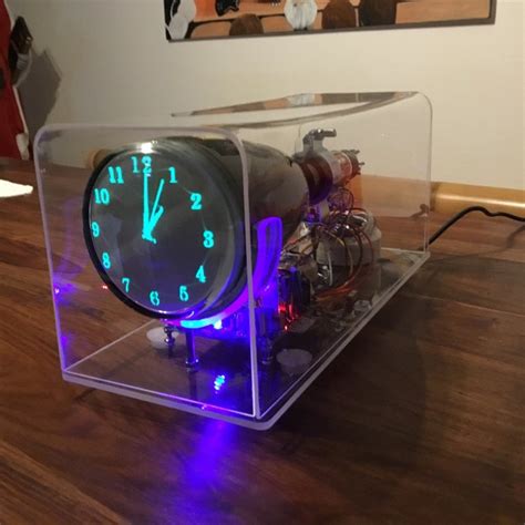 Oscilloscope Clock Or Scope Clock New Design Century Font Wifi Included Cathode Ray Tube