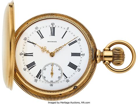 Hampden Rare Dueber Chronometer 14k Gold Hunter Case Circa 1880 Lot
